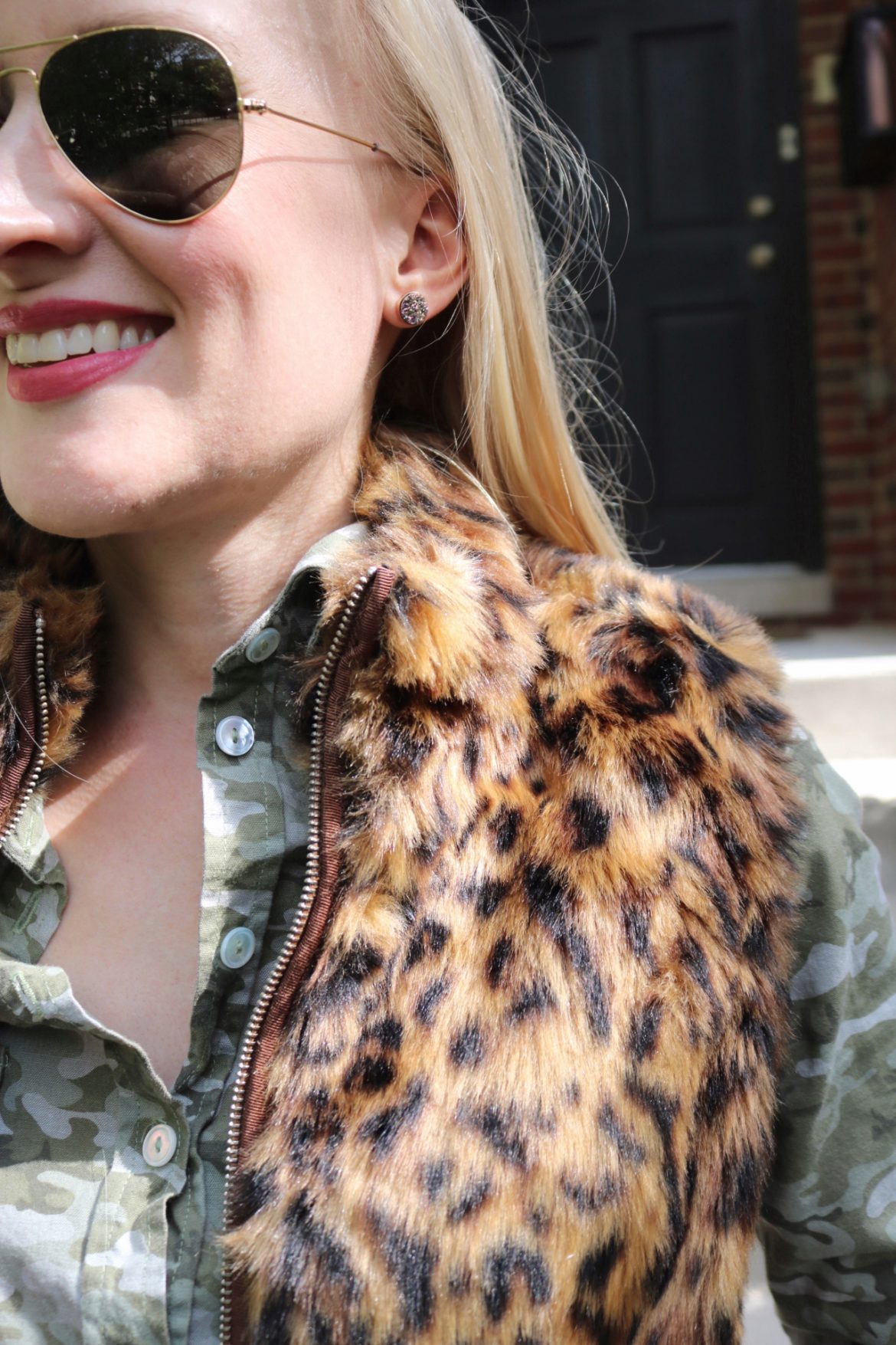 Mixing Prints: Camo and Leopard - Cashmere & Wit